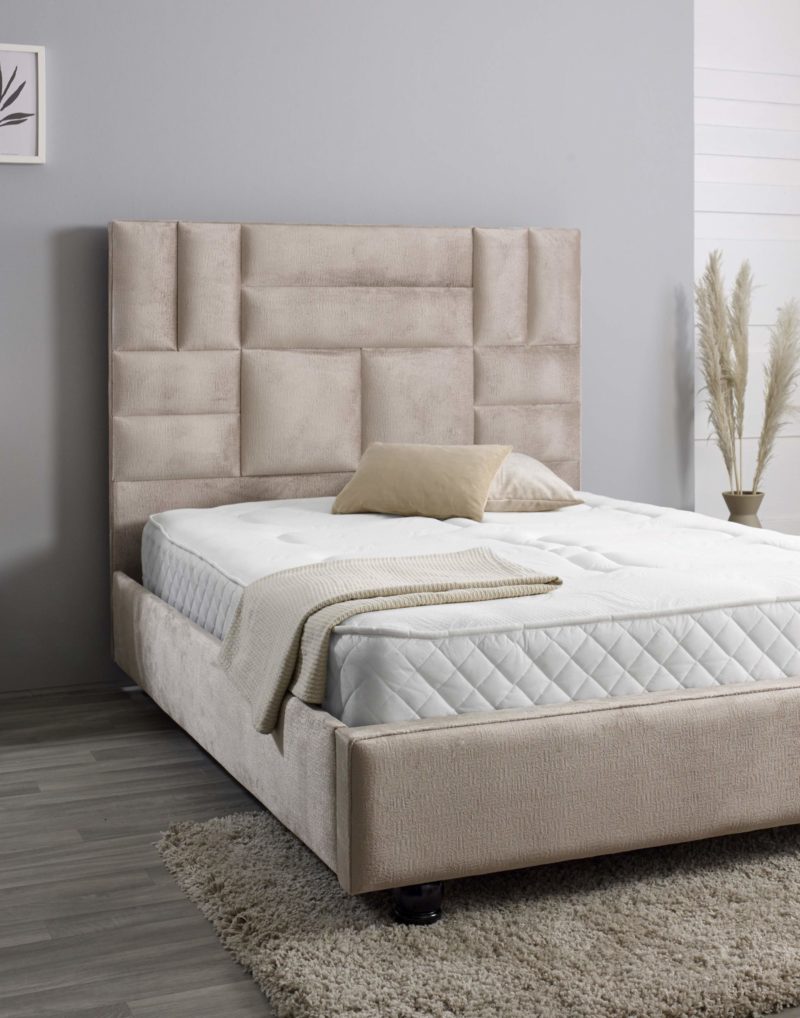 Zara Bed Frame with Unique Upholstered Design (Starting from £650 to ...